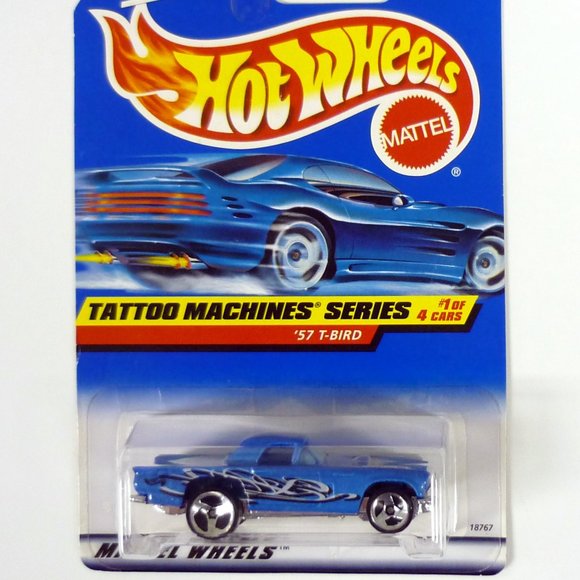 Mattel | Toys | Hot Wheels 57 Tbird 685 Tattoo Machines Series Of 4 ...
